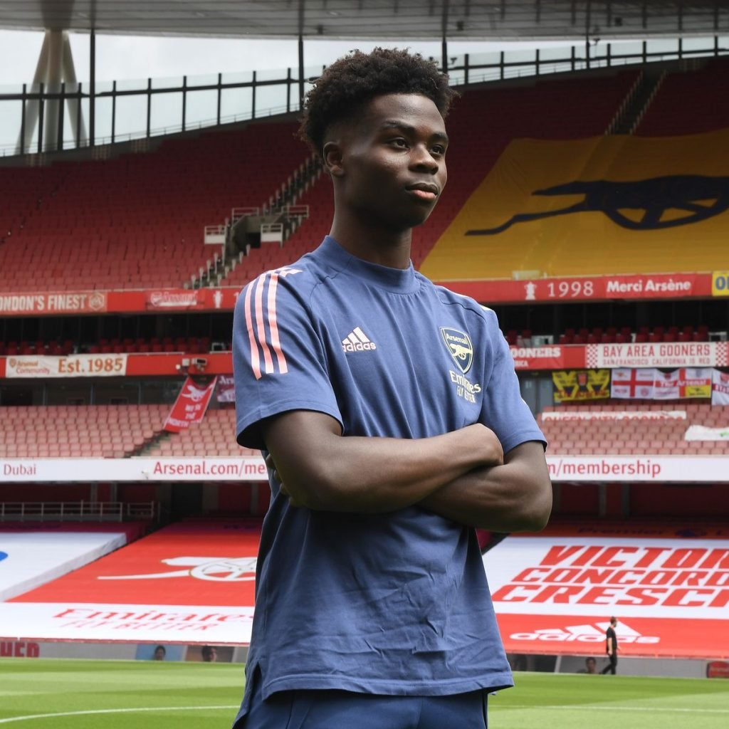 Arsenal star Bukayo Saka nominated for the 2021 Kopa Trophy